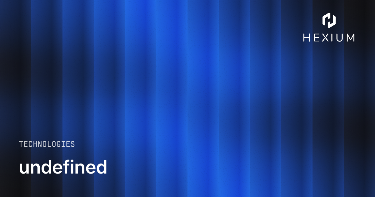 Back-End - Technologies de l'Agence - Hexium